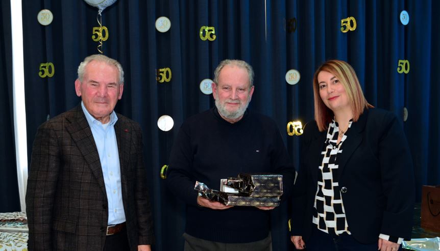 Malta | Comtec celebrates 50 years of one of its employees | Winning